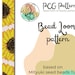 Sunflower Bead Loom Pattern - Bead Loom Bracelet Pattern - Etsy