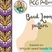 Tiger Bead Loom Pattern - Bead Loom Bracelet Pattern - Etsy