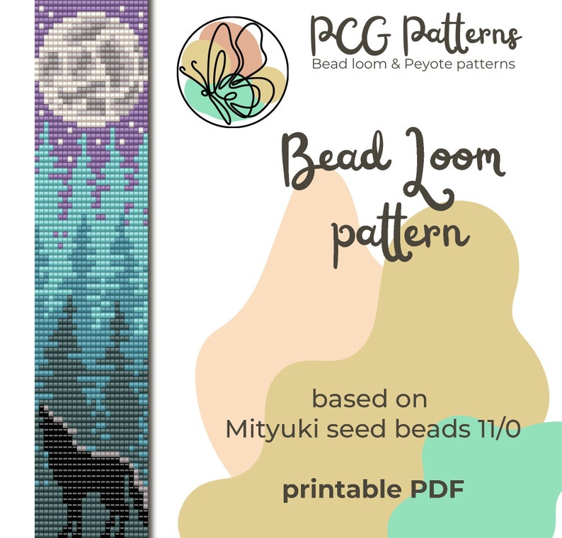 Song of the Wolf Bead Loom Pattern Bead Loom Bracelet - Etsy
