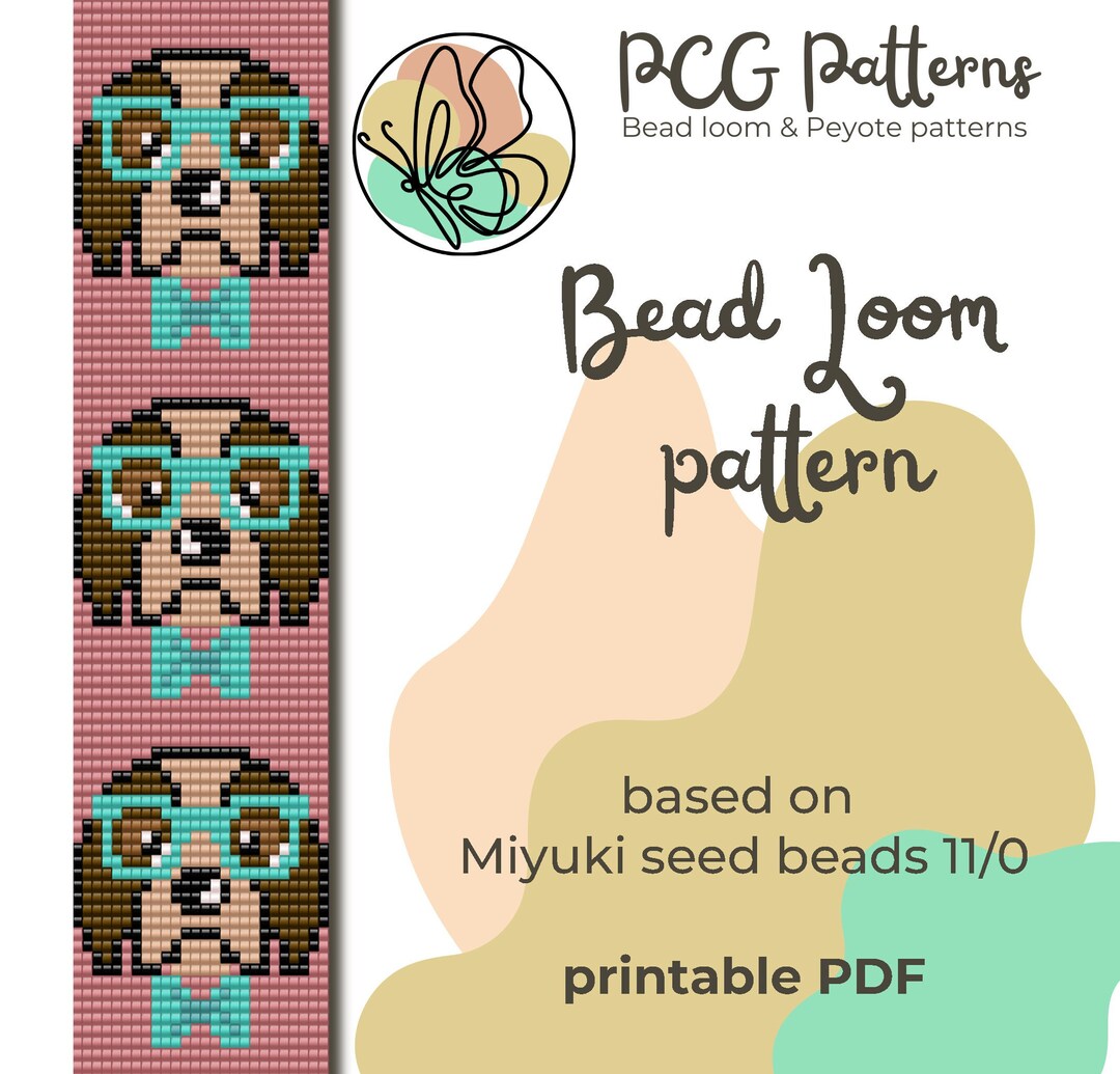 Smart Beagle Bead Loom Pattern - Bead Loom Bracelet Pattern - Etsy