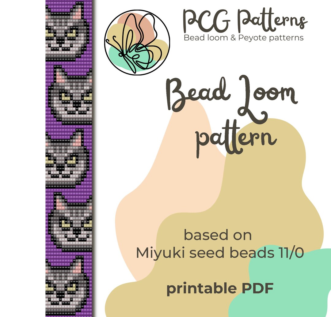 Cats Bead Loom Bracelet – DIY Seed Bead Jewelry (PDF Pattern) - Etsy