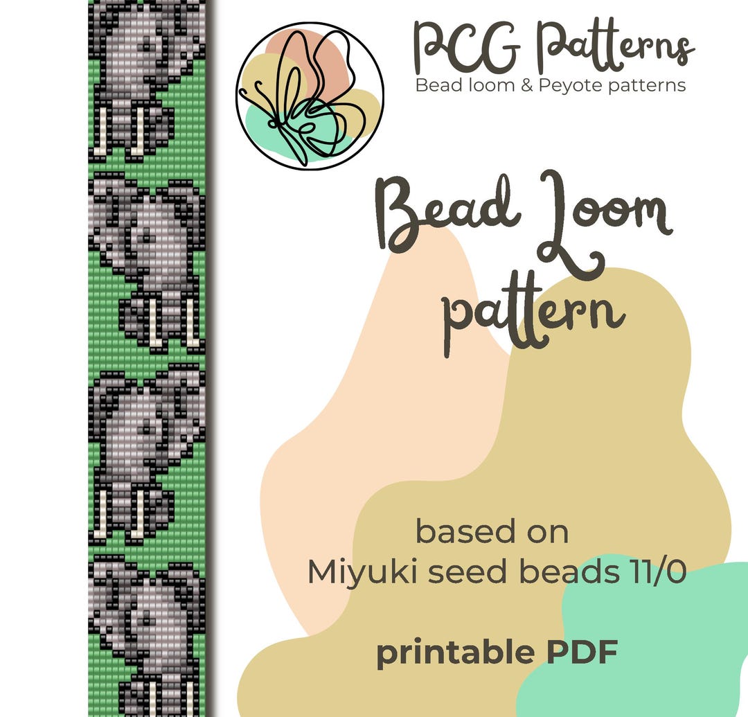 Elephants Bead Loom Pattern - Bead Loom Bracelet Pattern - Etsy