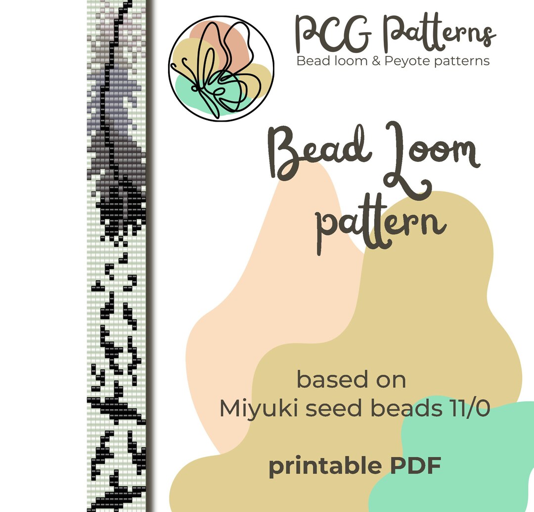 Narrow Birds Feather Bead Loom Pattern - Fall Bead Loom Bracelet Pattern - Etsy