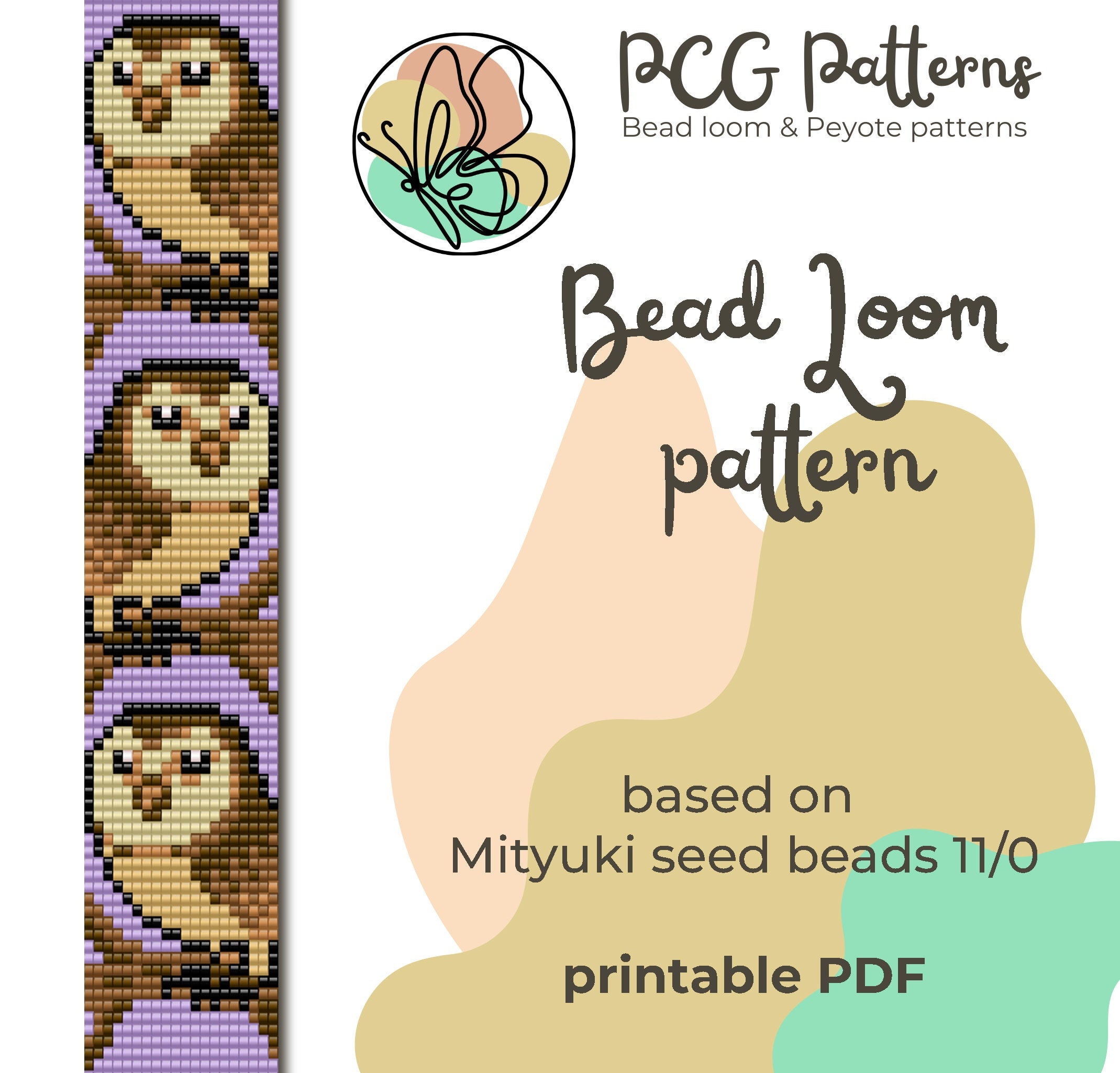Forest Owls Bead Loom Pattern Bead Loom Bracelet Pattern - Etsy