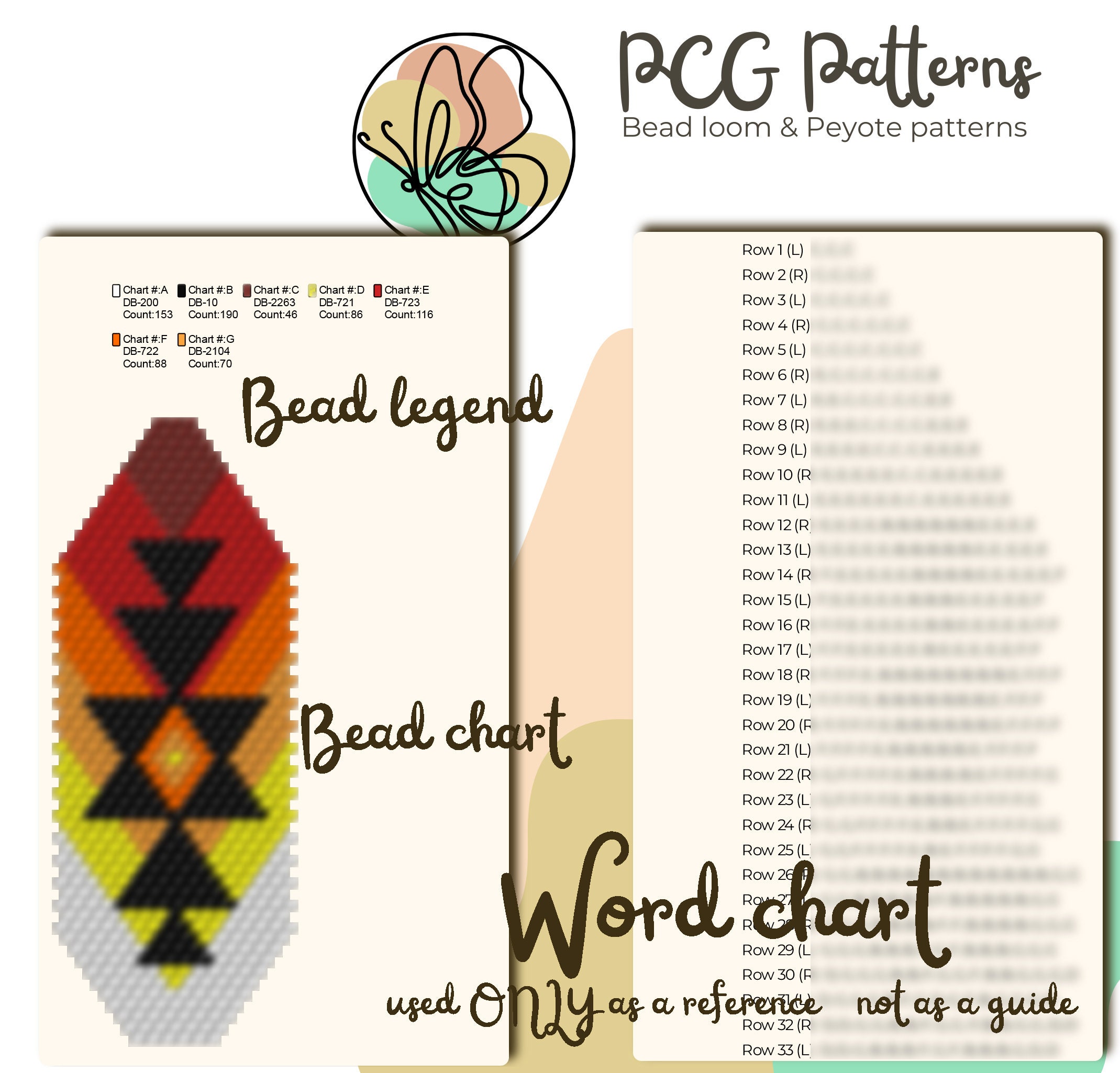 Native Pattern the Sun Brick Stitch Earrings Pattern PDF - Etsy