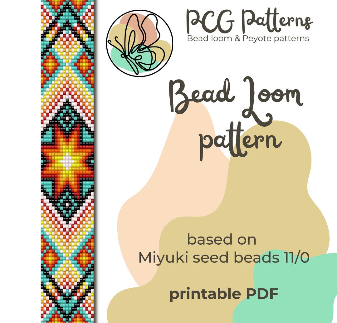 Starshine Bead Loom Bracelet Pattern – Native Inspired Design (PDF ...