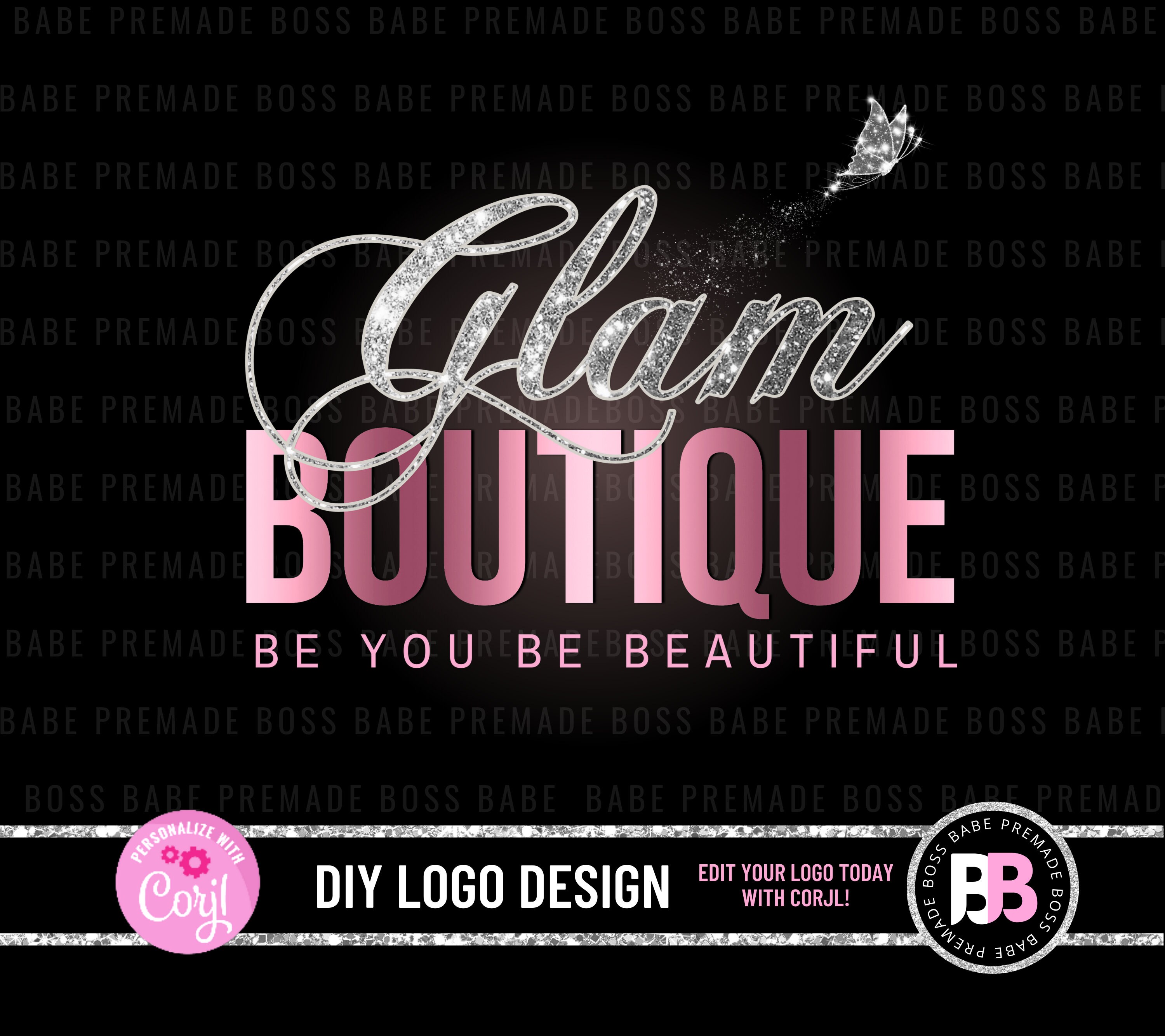 Graphic Design eyelash logo diamond logo feminine logo diy logo DIY ...