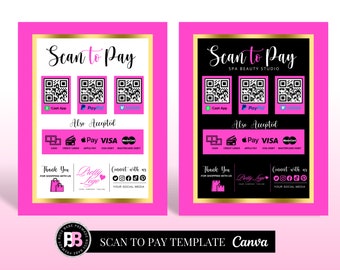 Scan to Pay Flyer - Etsy