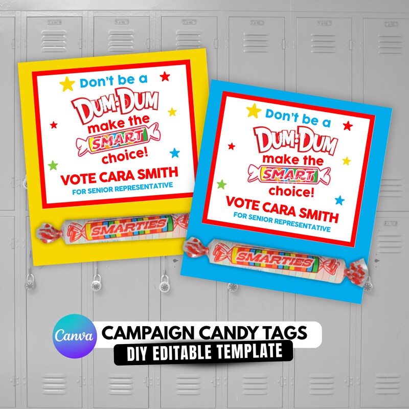 Candy Tags - Etsy
