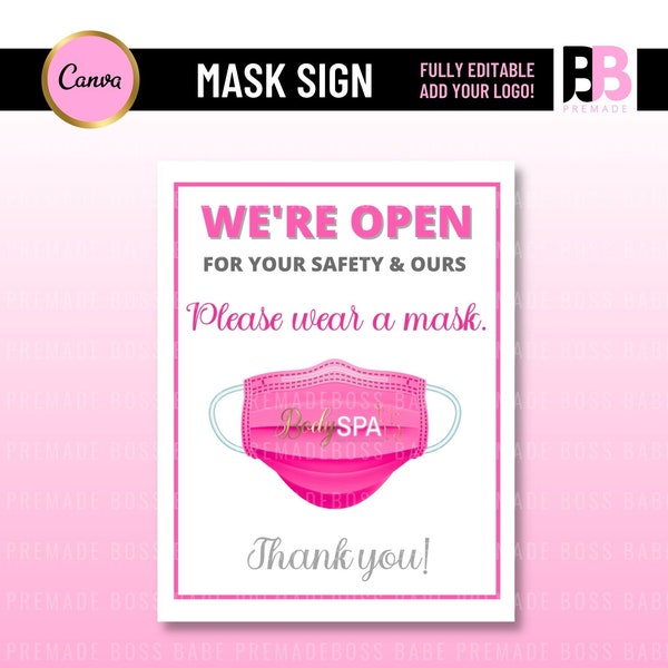 Please Wear a Mask - Etsy