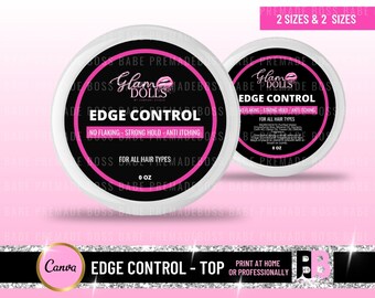 Edge Control Label | Etsy