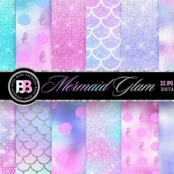 Mermaid Paper - Etsy