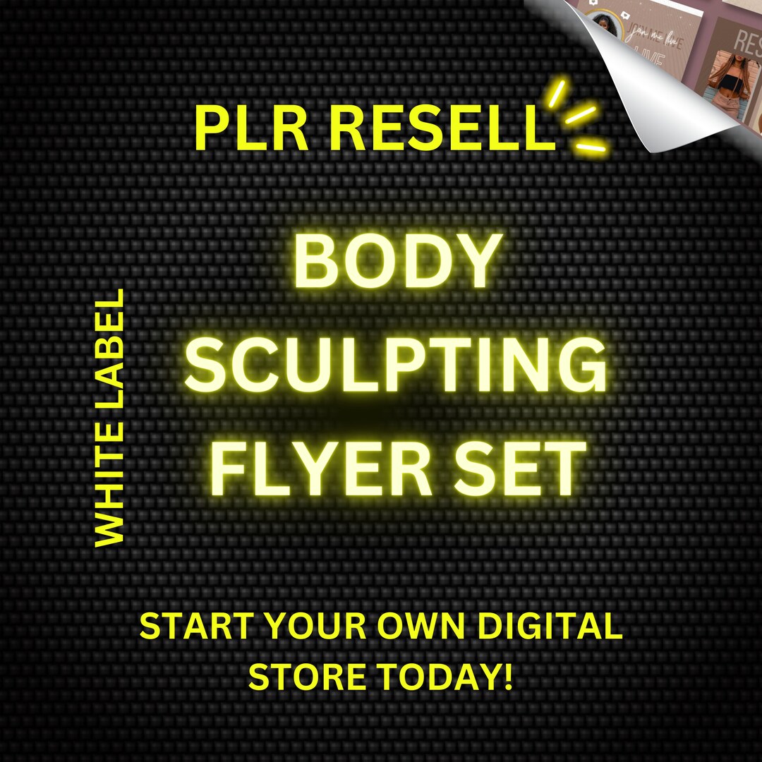 PLR Resell Body Contour, Instagram Flyers, Instagram Post Templates ...