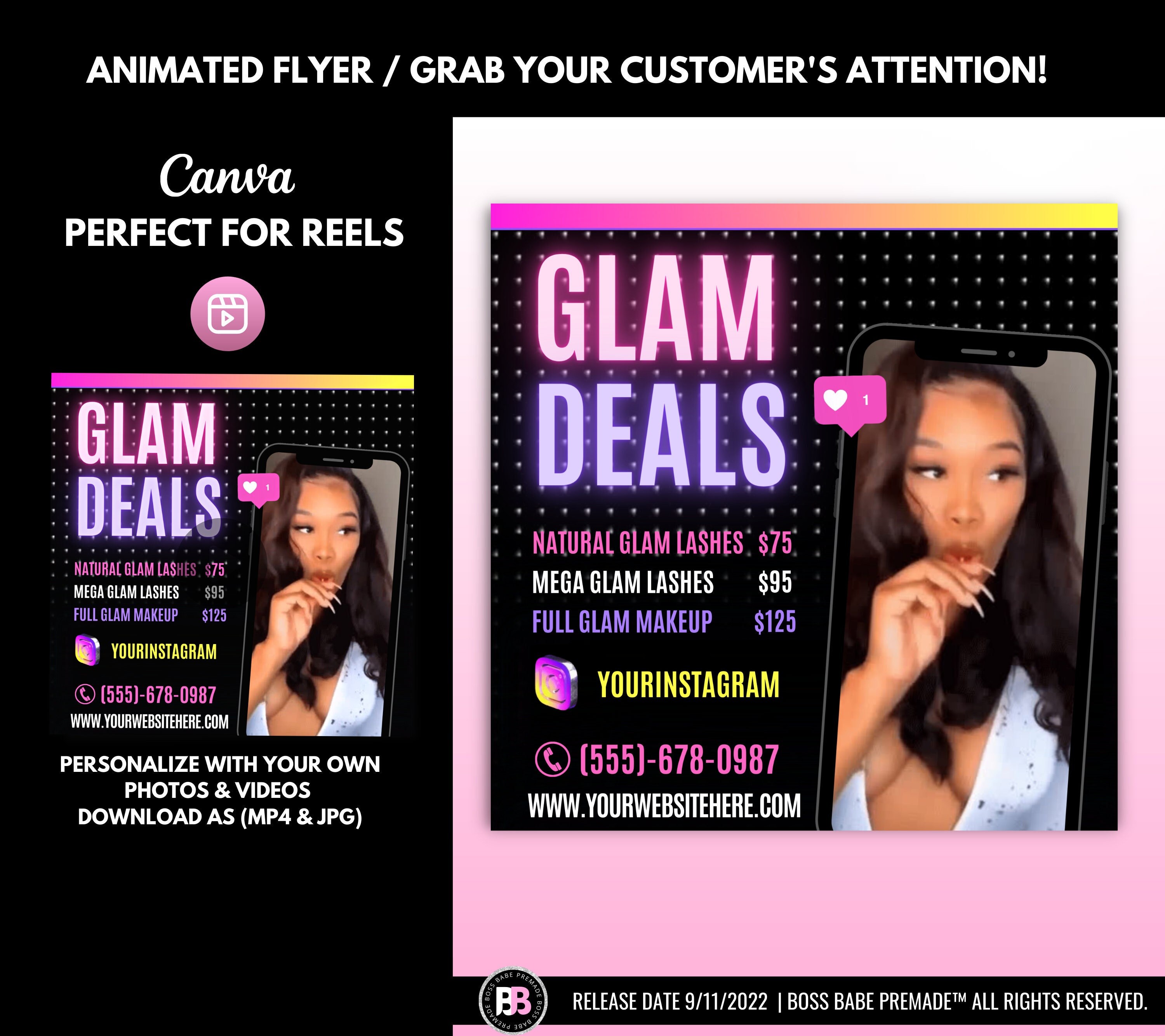 Glam Makeup Flyers