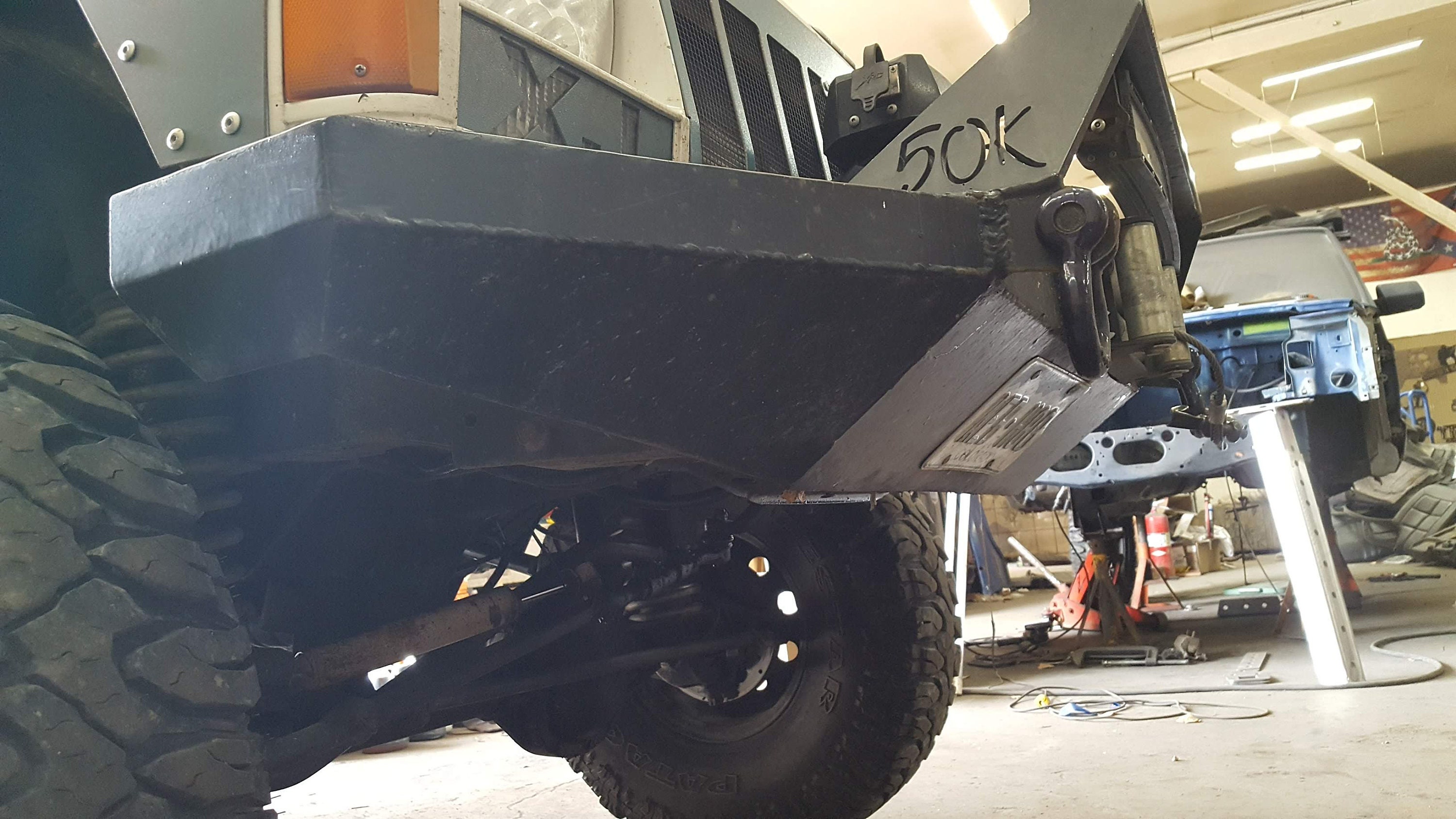 Fits 84-01 JEEP Cherokee XJ MJ Front Winch Bumper Dxf Svg Cnc Cut Files ...