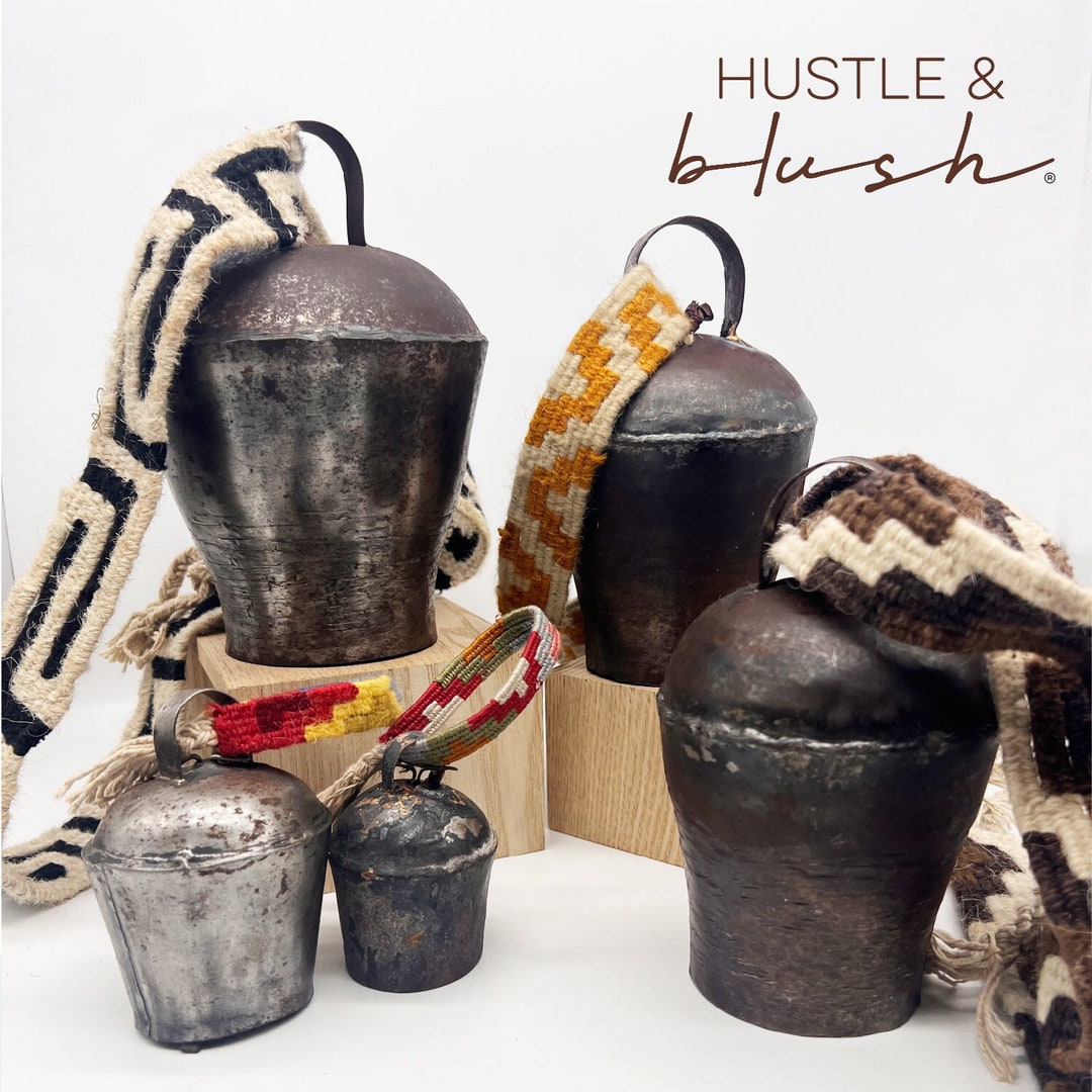 Vintage Handmade Pahāḍa Yak, Goat & Sheep's Bells From Himalayan ...