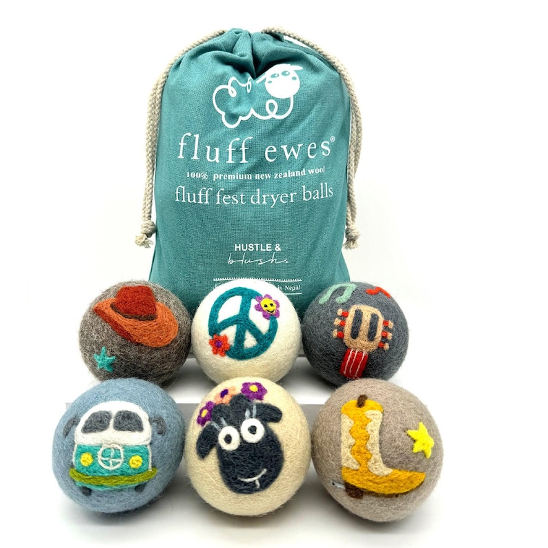 NEW! Fluff Ewes "fluff Fest," Music Festival Inspired, Premium Wool ...