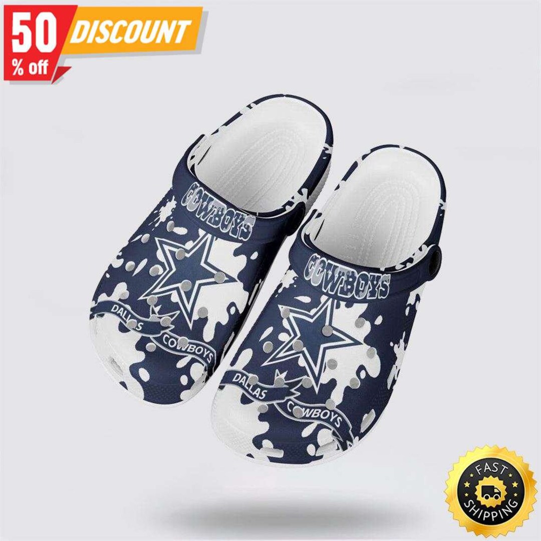 NFL Dallas Cowboys Crocs Clog Shoes Ultimate Comfort for - Etsy