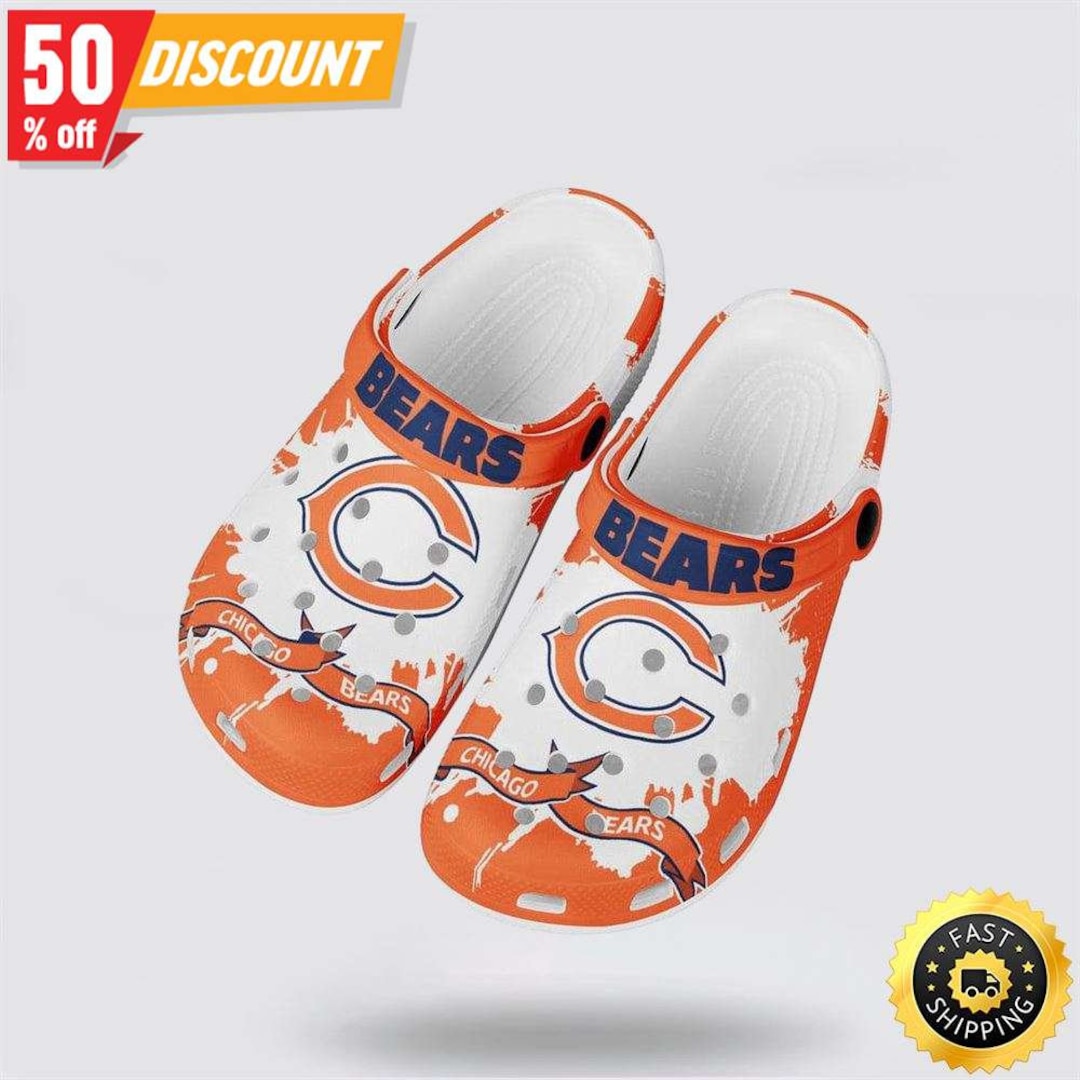 NFL Chicago Bears Crocs Clog Shoes Ultimate Comfort for - Etsy