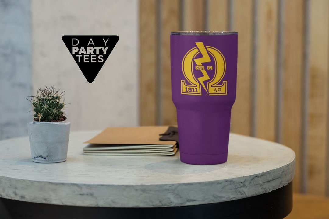 Custom Omega Psi Phi Tumbler - Omega, Fraternity Gifts for Men, Que ...