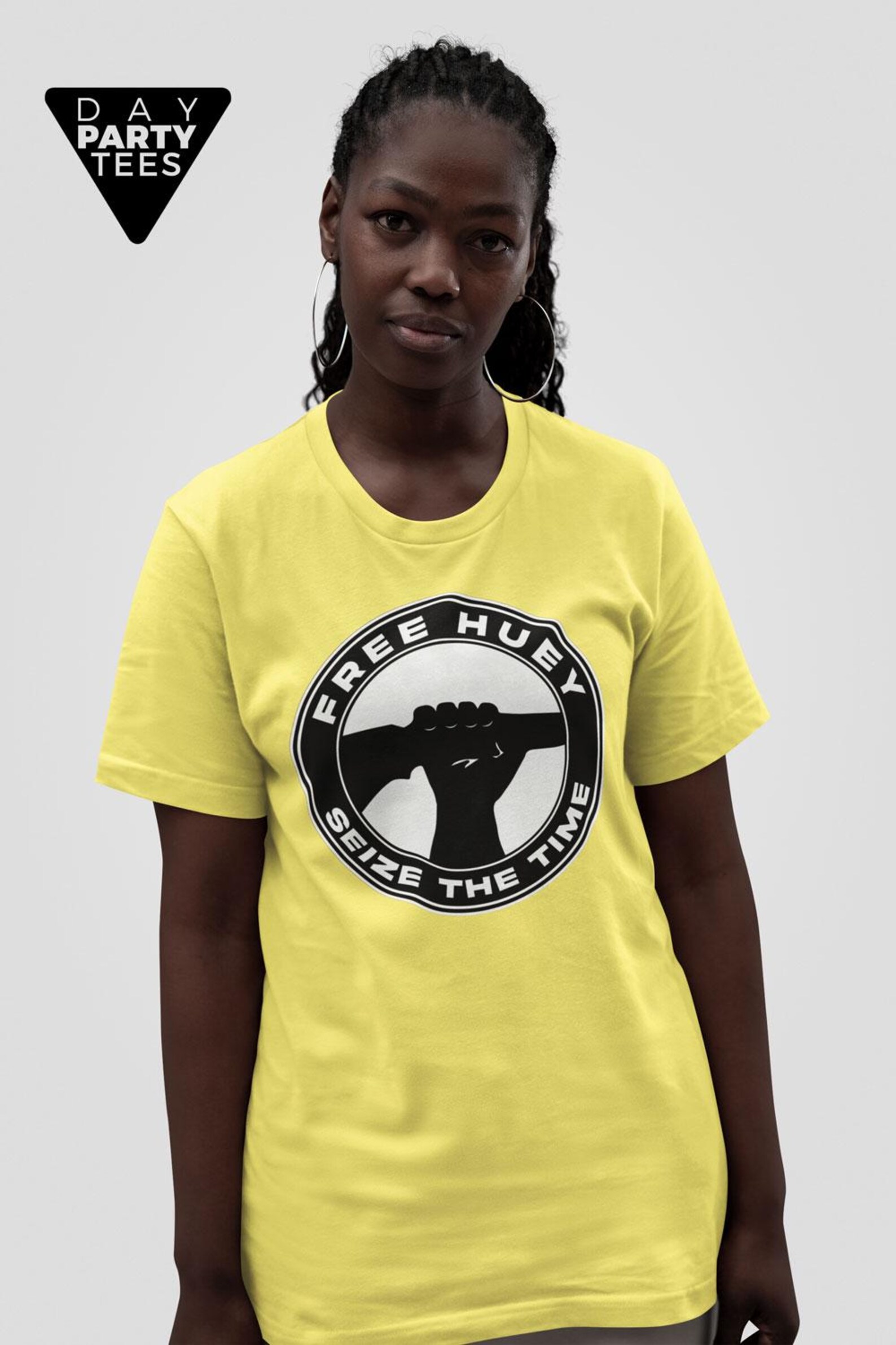 Black Panther Party T-shirt: Free Huey, Seize the Time - Etsy