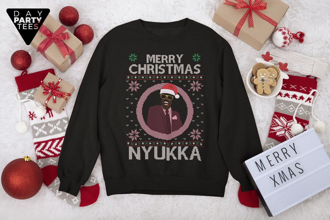 Ugly Christmas Sweater Pinky From Friday Merry Christmas Nyukka Santa ...