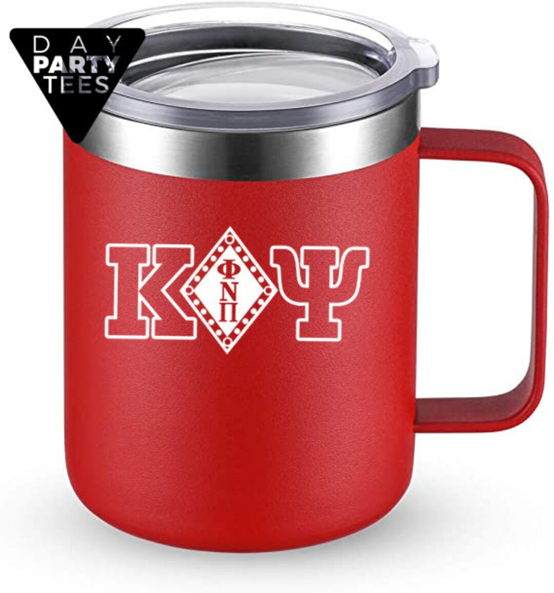 Fraternity Coffee Mug: Stainless Steel Insulated Travel Mug - Greek ...