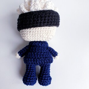 Amigurumi Gojo/crochet Doll Character Gojo - Etsy UK