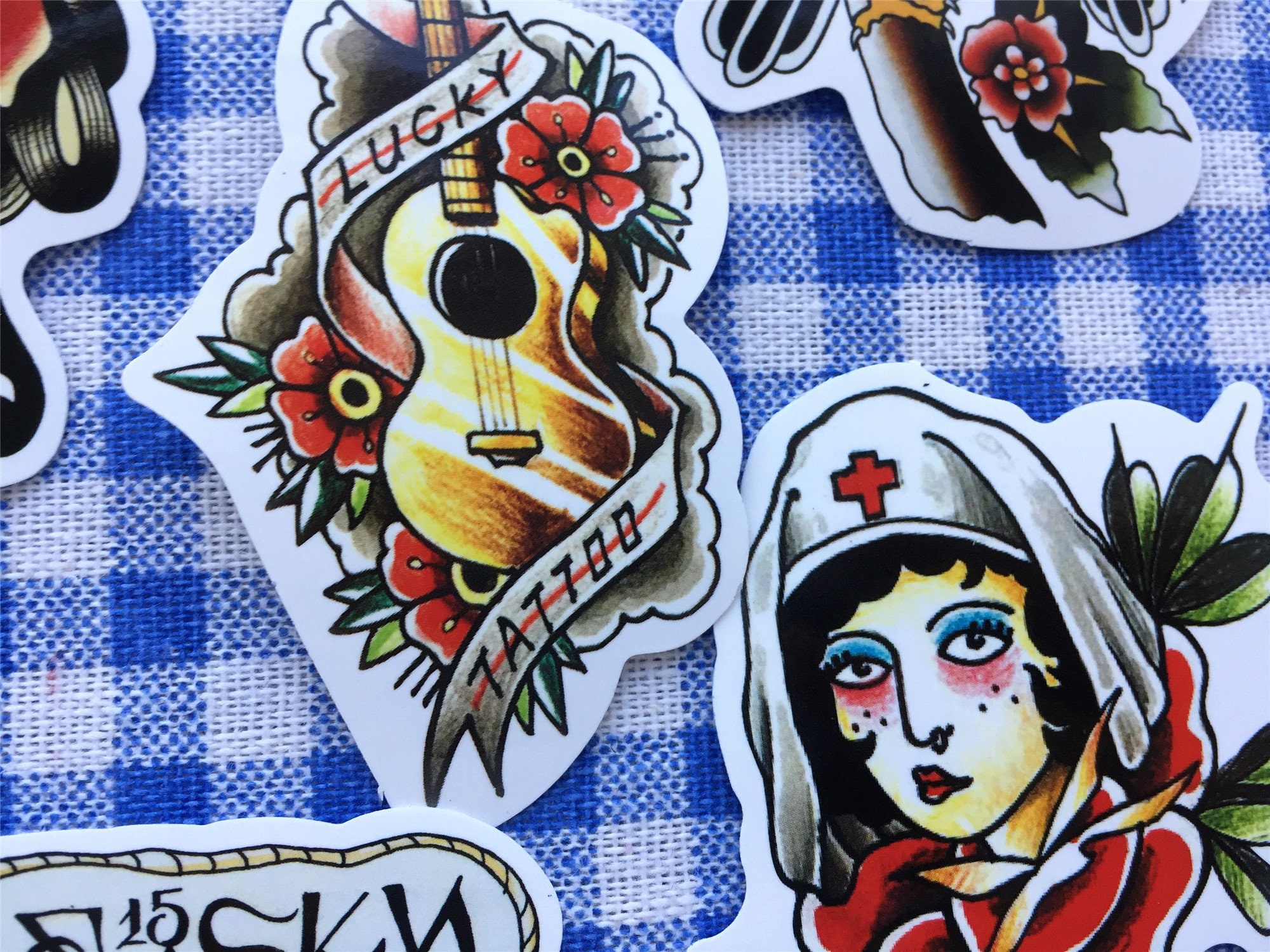 50Pcs Old School Style Vinyl Stickers PackBest Friend Gifts | Etsy