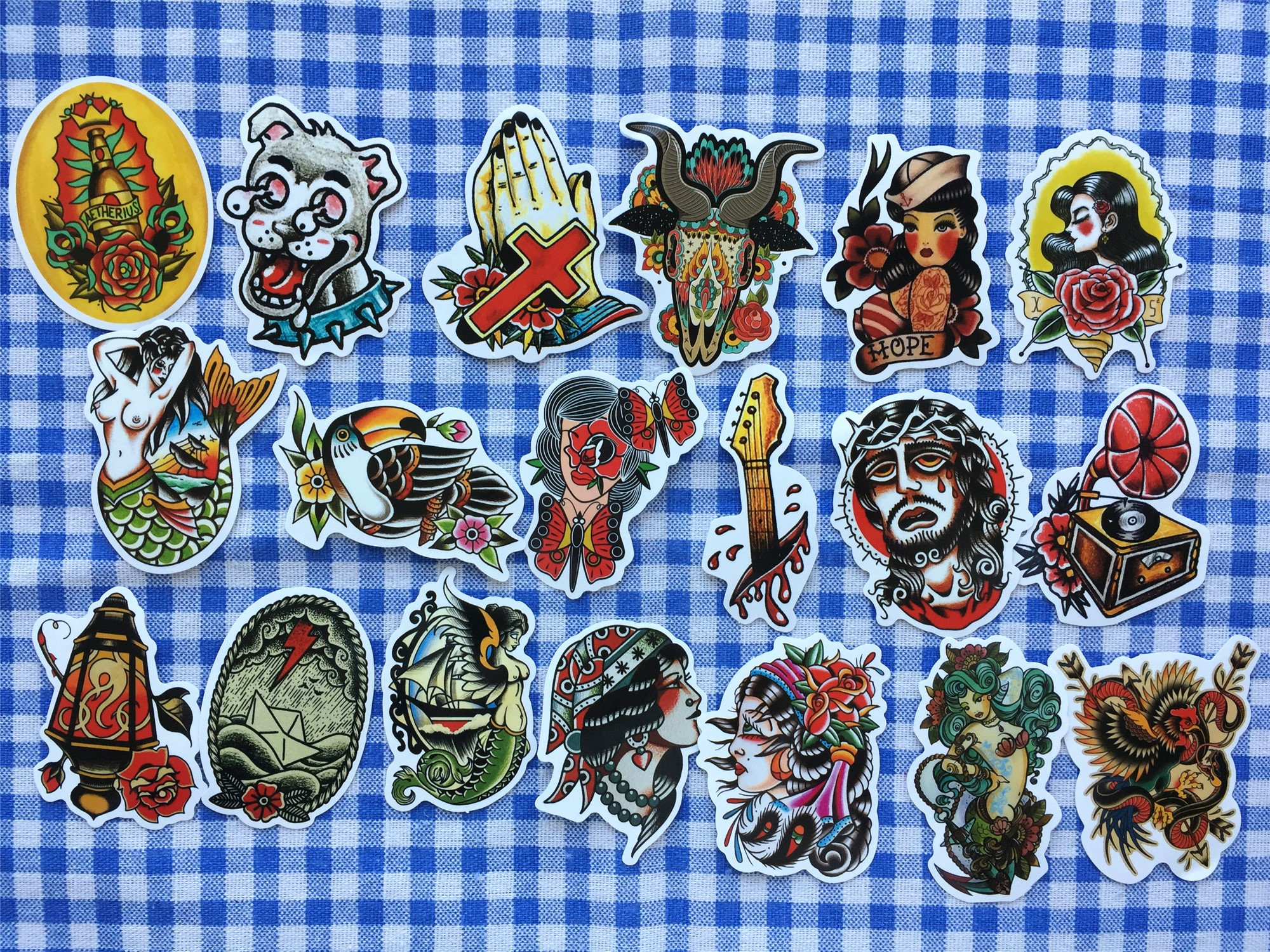 50Pcs Old School Style Vinyl Stickers PackBest Friend Gifts | Etsy