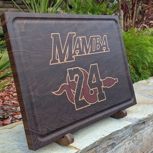Mamba 24 End-grain Cutting Board, A Tribute to Kobe Bryant, Made From ...