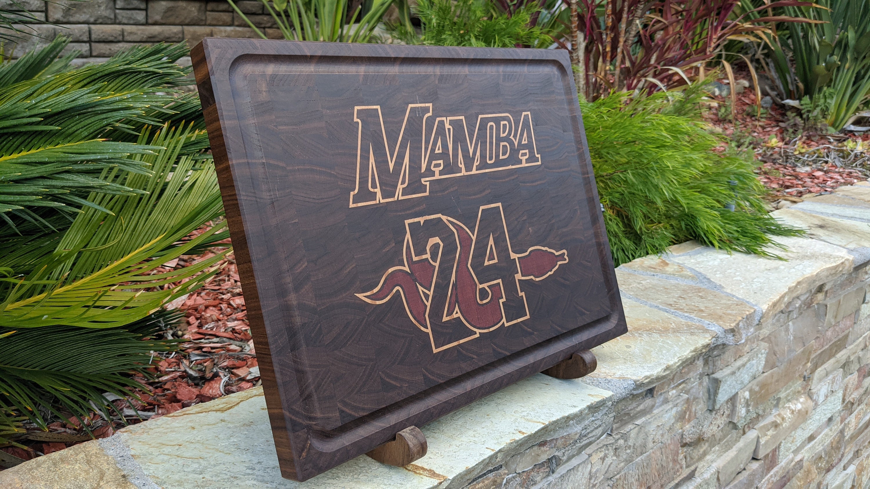 Mamba 24 End-grain Cutting Board, A Tribute to Kobe Bryant, Made From ...