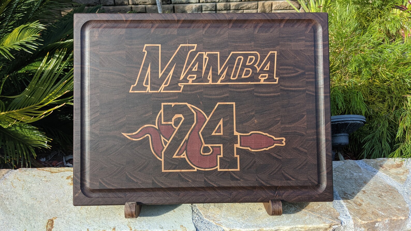 Mamba 24 End-grain Cutting Board, A Tribute to Kobe Bryant, Made From ...