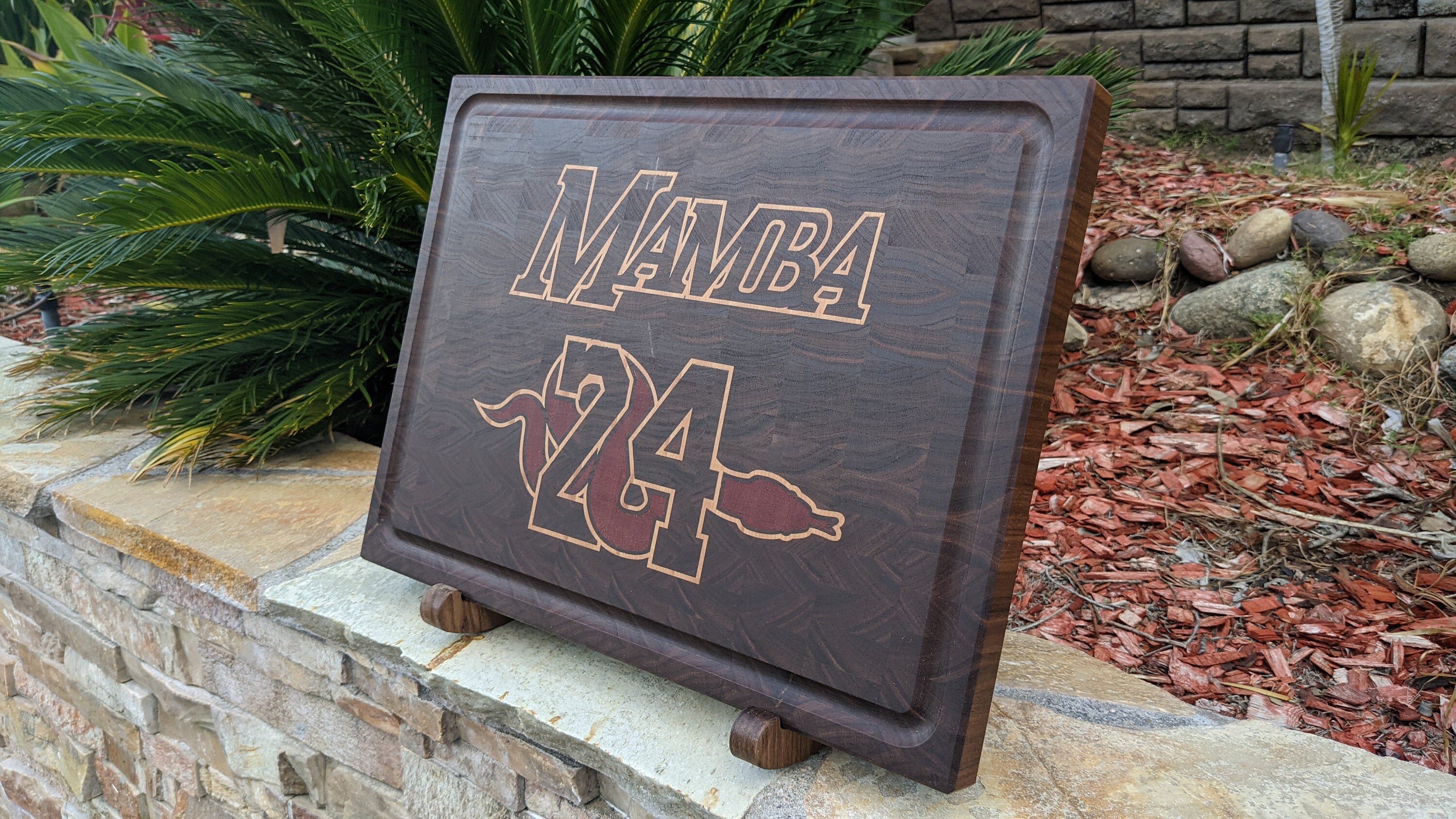 Mamba 24 End-grain Cutting Board, A Tribute to Kobe Bryant, Made From ...