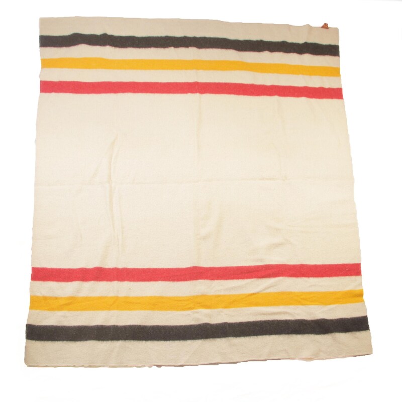Striped Wool Blanket - Etsy