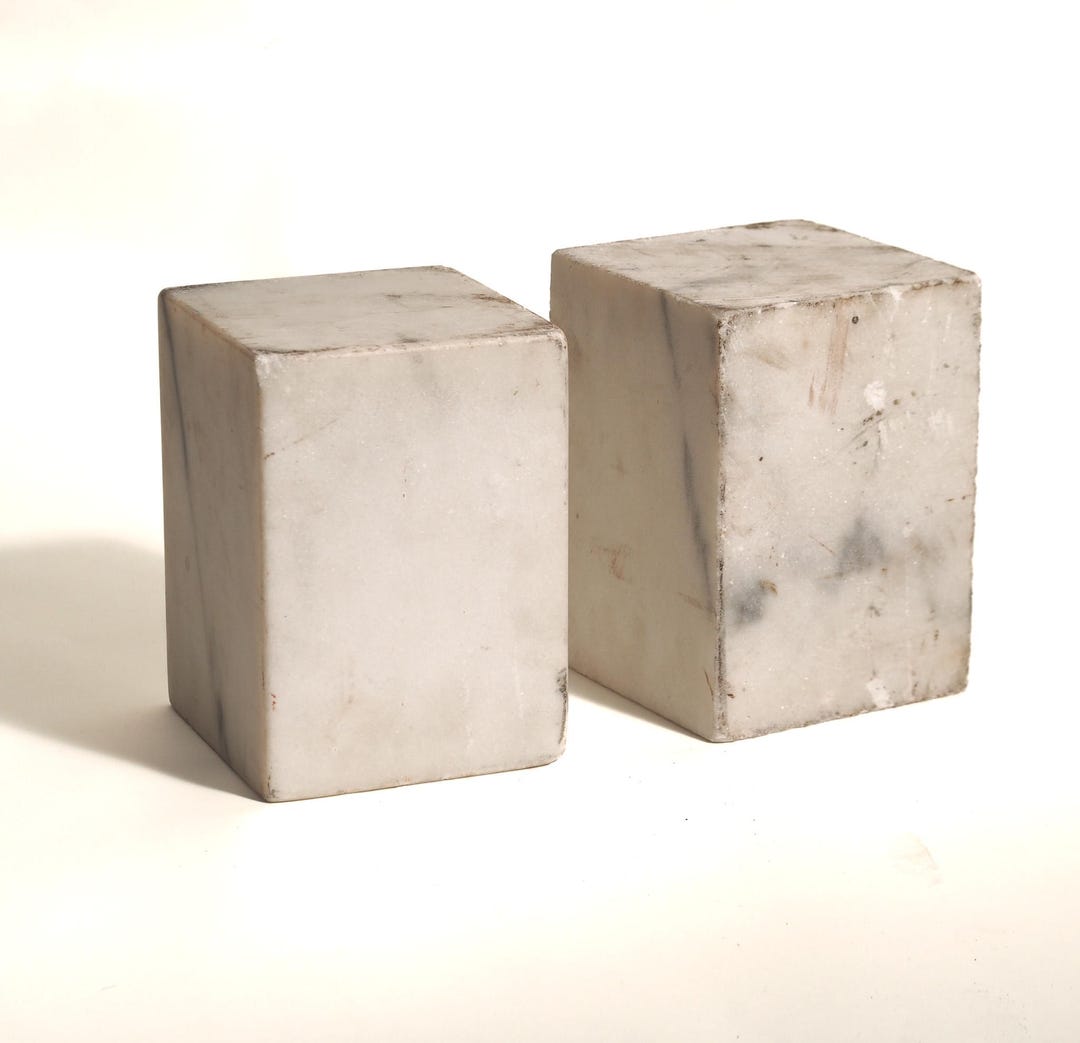 Vintage Marble Blocks 5 X 7 Marble Pedestal Marble Risers Marble Blocks ...