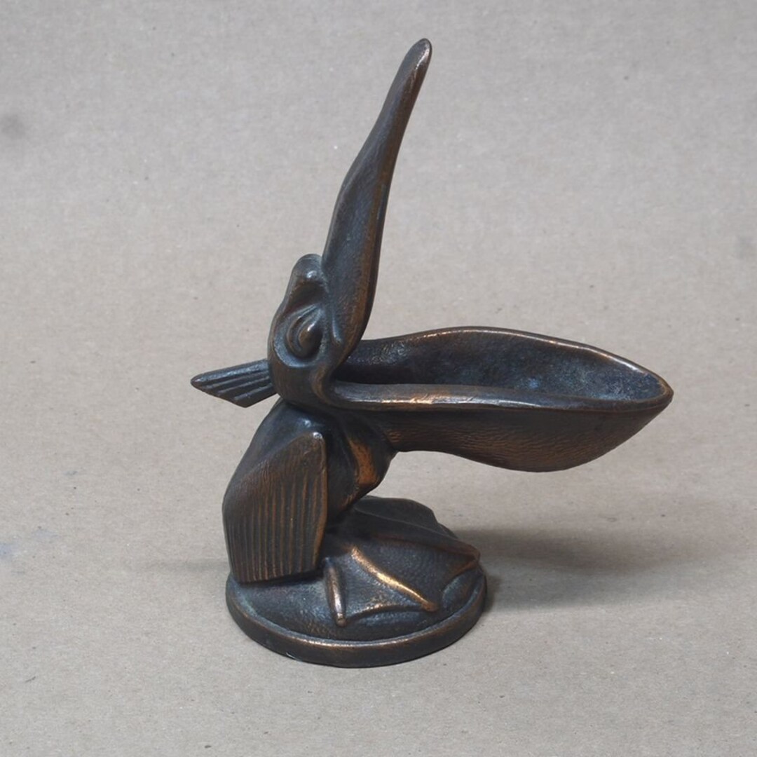 Art Deco Pelican Pipe Rest Cigar Holder Ashtray Vintage - Etsy