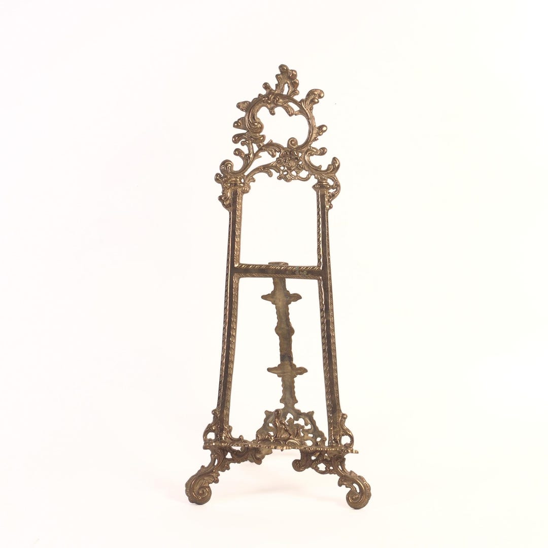 Extra Large Brass Easel | 20" Brass Display Easel | Picture Easel ...