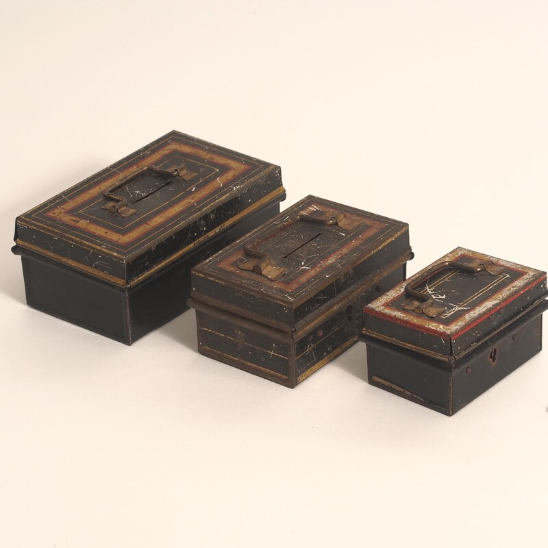 Antique Tin Box - Etsy