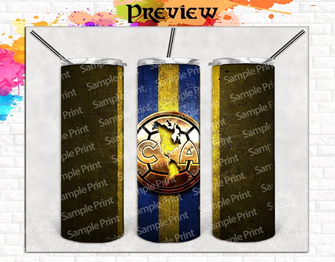 Club America #8 Template Designs | 2 Files | Skinny Tumbler & Straight ...