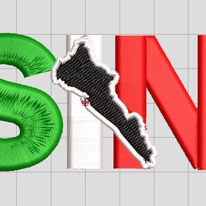 Sinaloa | SIN | Mexico | Logo Embroidery Design | Digital File Only - Etsy