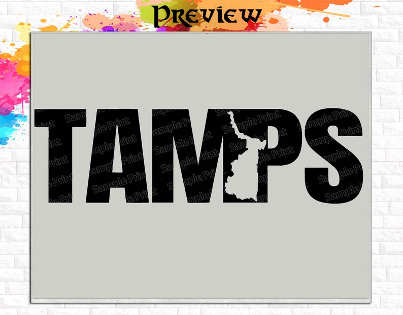 TAMPS Logo Designs | 3 Files |digital Files for Cricut and Silhouette ...