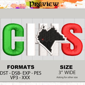 Chiapas | CHIS | Mexico Logo Embroidery Design | Digital File Only - Etsy