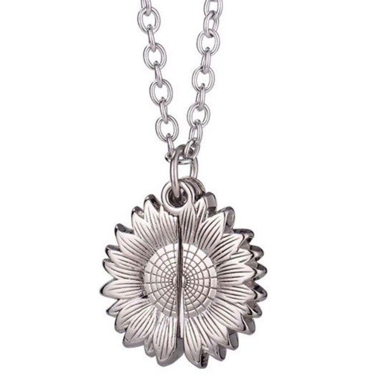 Packet of 10 Sunflower Sublimation Necklace / White Bulk - Etsy