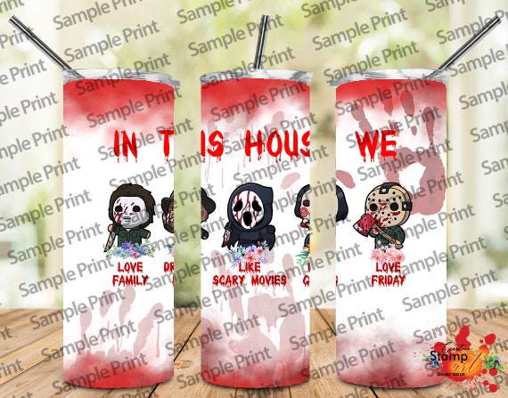Horror Movies Template Designs 2 Files Skinny Tumbler & | Etsy Ireland