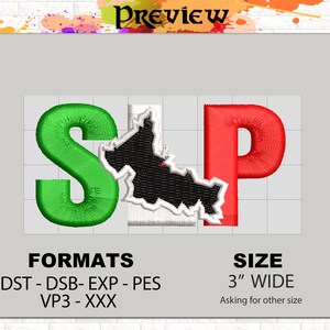 San Luis Potosi | SLP | Mexico | Logo Embroidery Design | Digital File ...