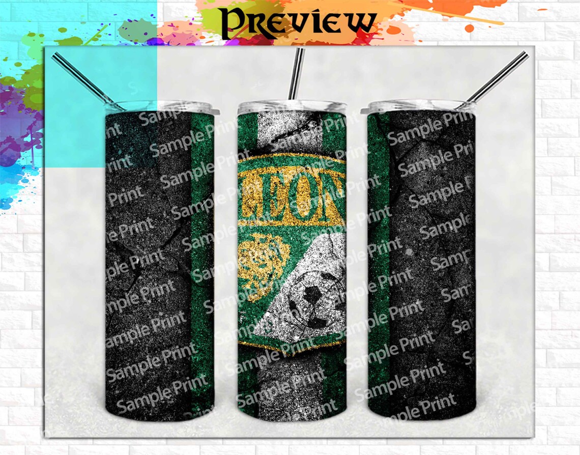 Club Leon Template Designs 3 2 Files Skinny Tumbler & - Etsy