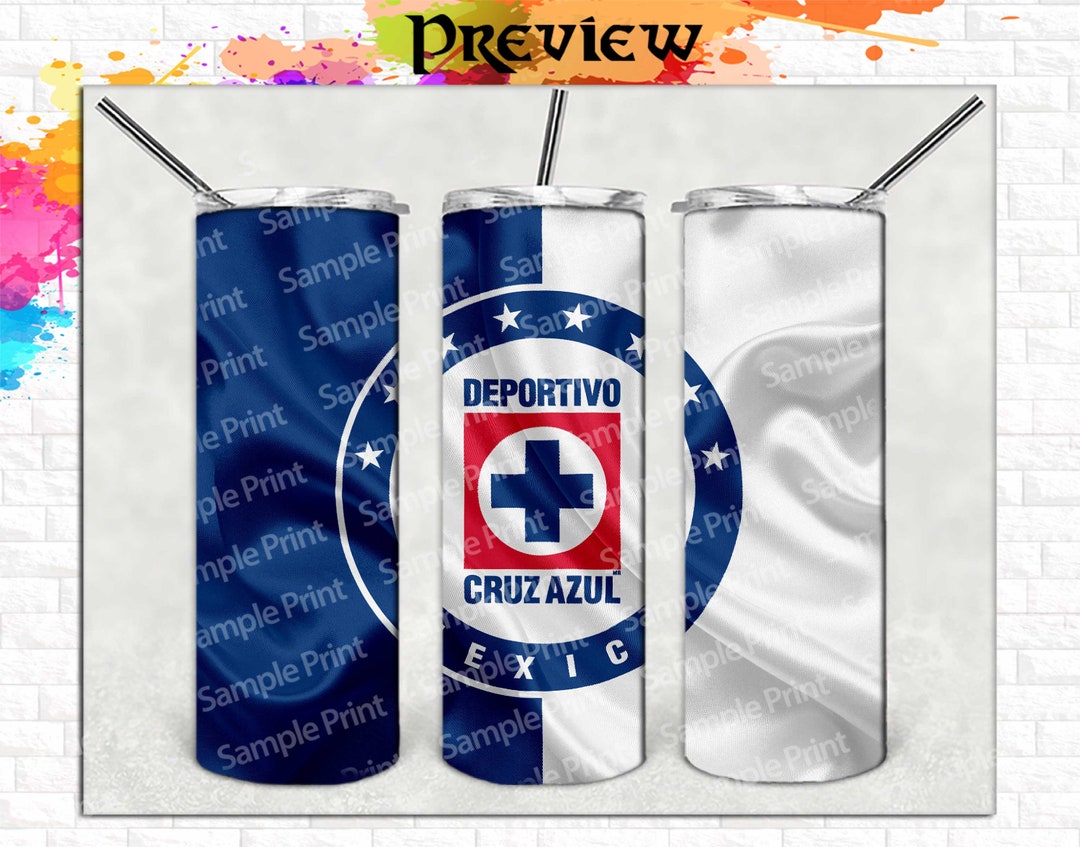 Cruz Azul Template Designs #4 | 2 Files | Skinny Tumbler & Straight ...