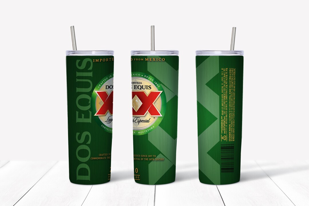 Dos Equis Template Designs | 2 Files | Skinny Tumbler & Straight 20oz ...