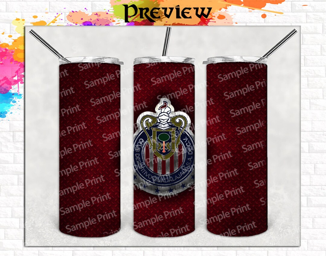 Chivas Del Guadalajara #3 Template Designs | 2 Files | Skinny Tumbler ...